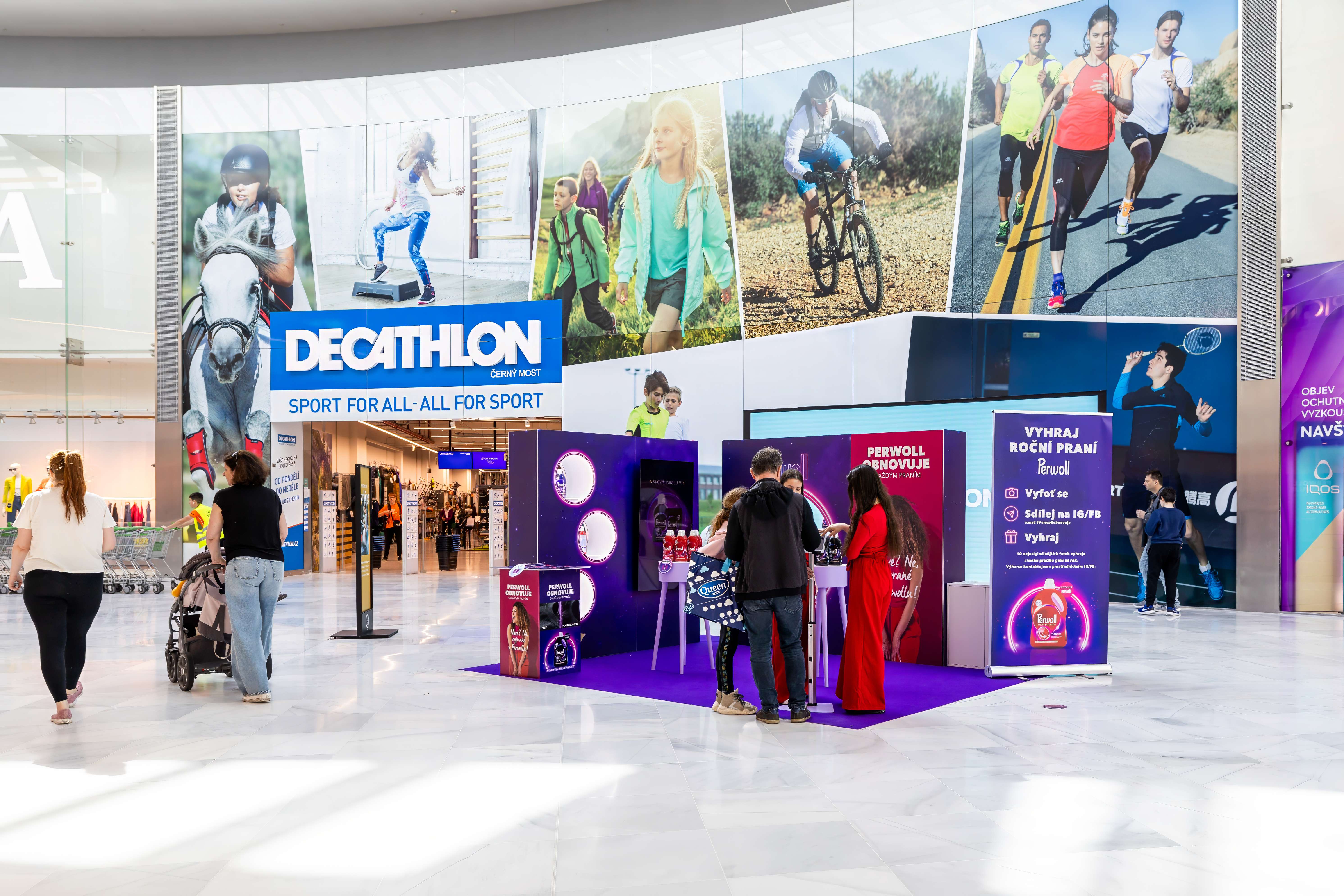 Centrum Černy Most: Hire Decathlon plaza for Events and Activations