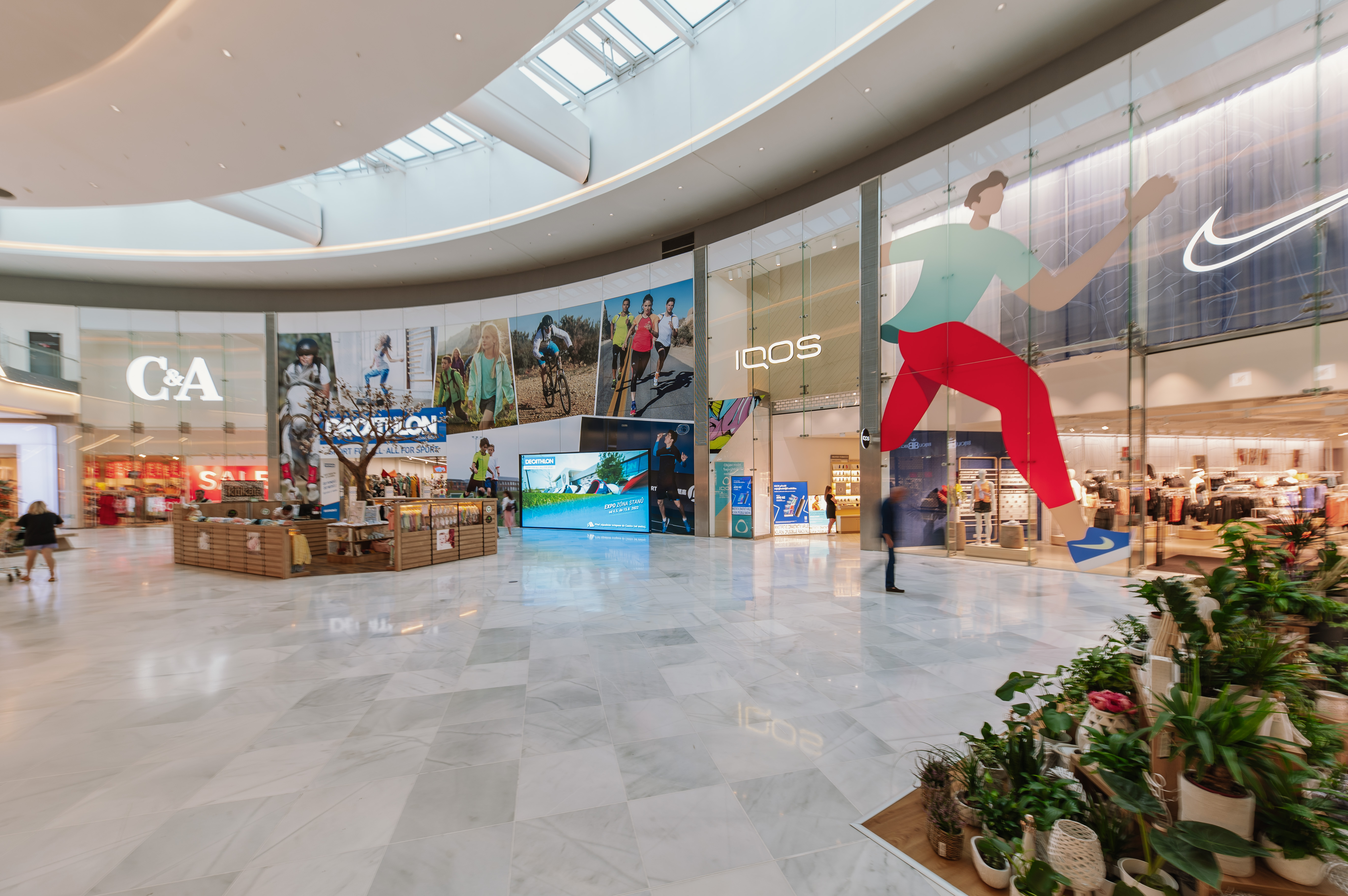 Centrum Černy Most: Hire Decathlon plaza for Events and Activations