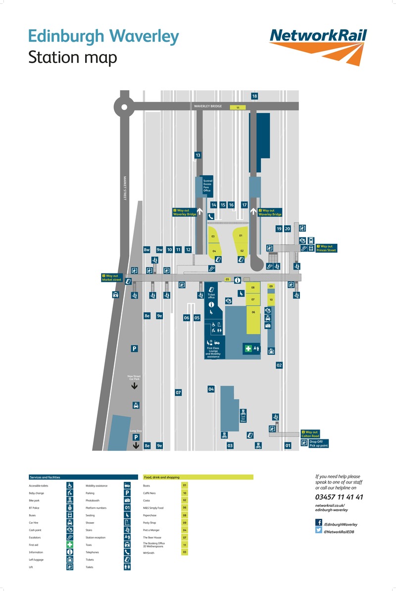 Edinburgh city centre train station for brand promotions | Lo:Live