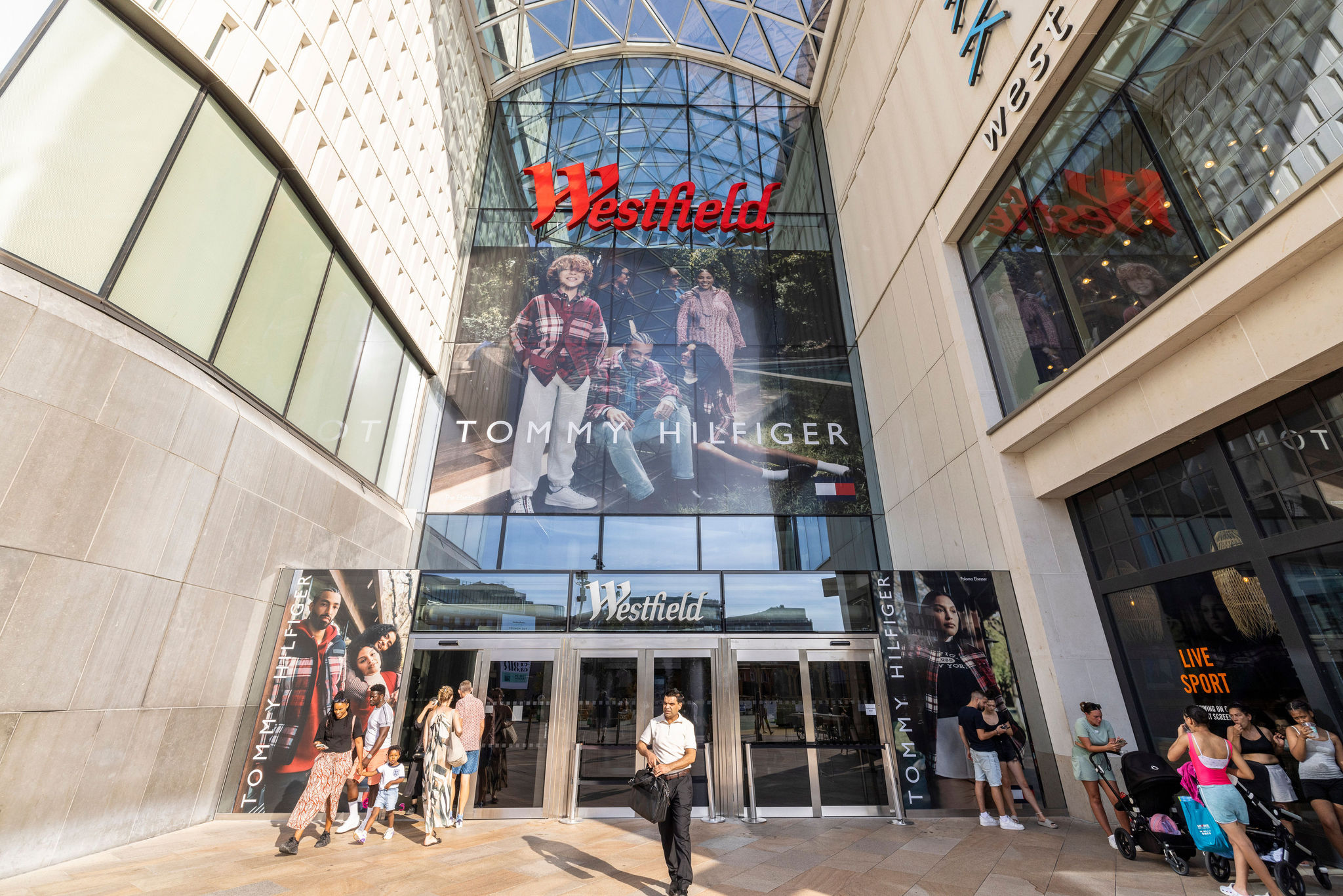 Square Entrance Domination